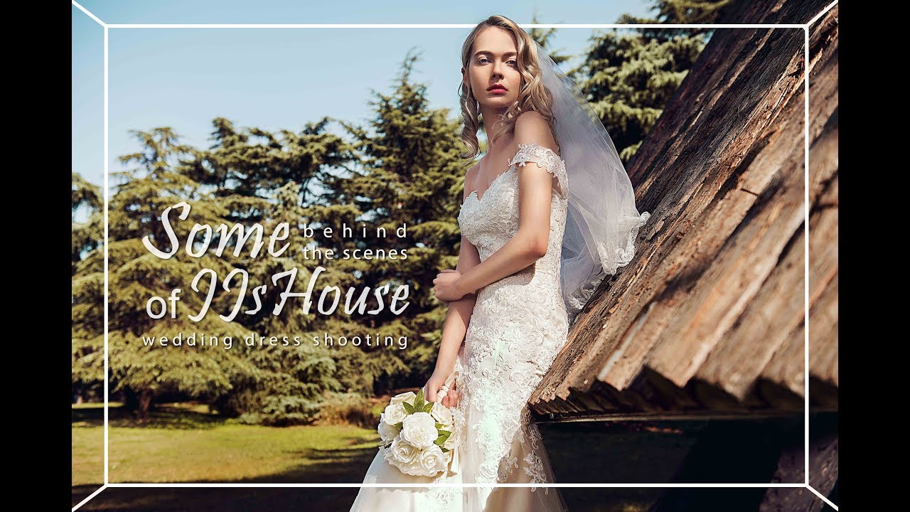 Some Behind Scenes of JJ's House Wedding Dress Shooting - YouTube
