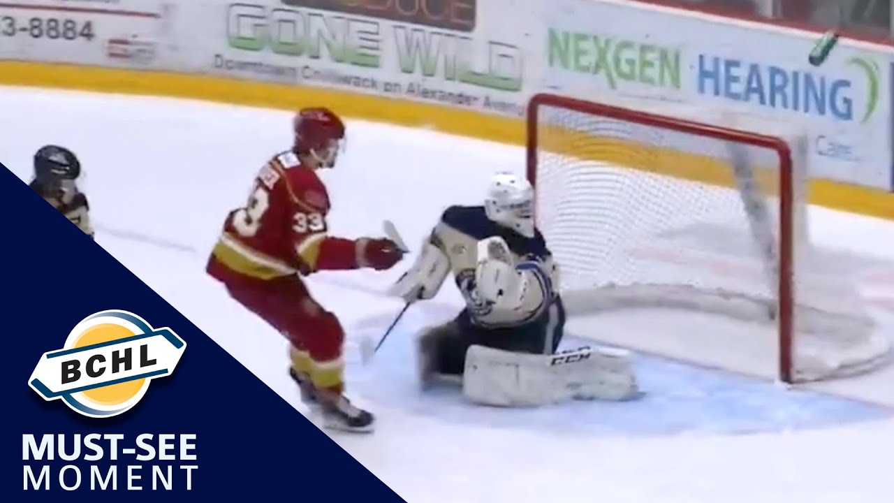 Must See Moment: Kienan Draper pops the water bottle after a sweet deke ...