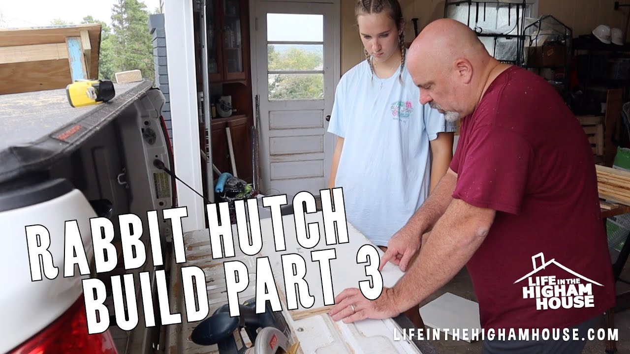 Rabbit Hutch Build Part 3 - YouTube