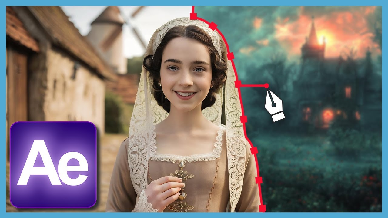 Masking in After Effects Explained in 1 Minute - YouTube