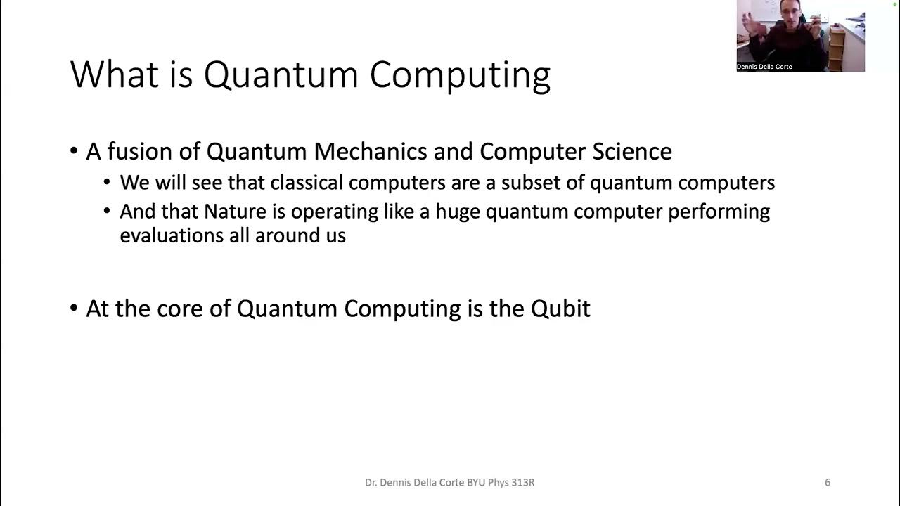 Phys 313R 2025 - Intro to Quantum Computing - Lecture 1 - YouTube