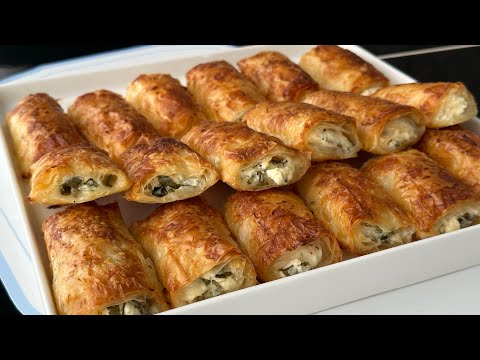 ❗️AZ MALZEME İLE BİR TEPSİ LEZZET👌🏻BAKLAVA YUFKASINDAN ÇITIR BÖREK TARİFİ 💯