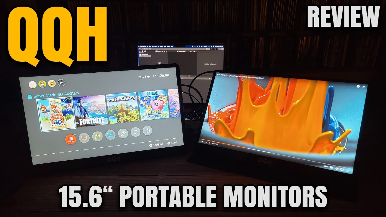 Affordable But Impressive! | QQH 15.6” Portable Monitor Review - YouTube
