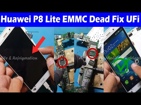 Huawei P8 Lite (ALE-L21) Dead Only Red Light EMMC Dead Boot Repair UFi