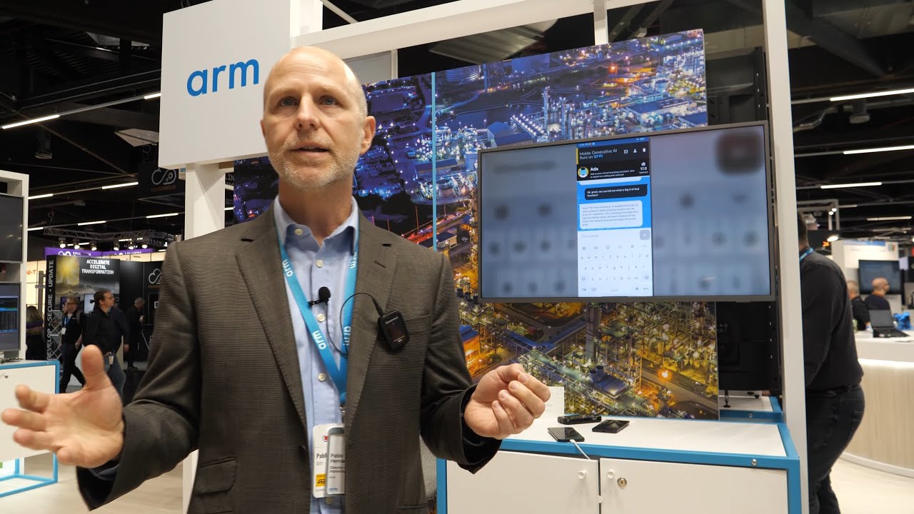 Arm Booth Tour at Embedded World 2024, Embedded AI accelerators Ethos ...