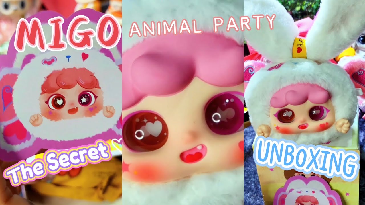 Unboxing | MIGO ( Secret) Plush Pendant | Animal party 😍| Blindbox ...