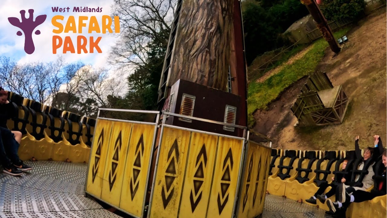 Black Fly on ride POV West Midlands safari park - YouTube