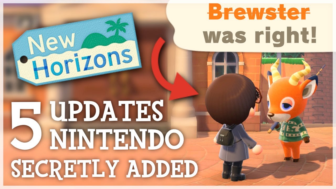 Animal Crossing New Horizons - 5 UPDATES Nintendo SECRETLY Added (ACNH ...