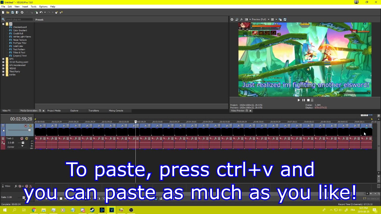 Using sony vegas pro 9 - makejoe