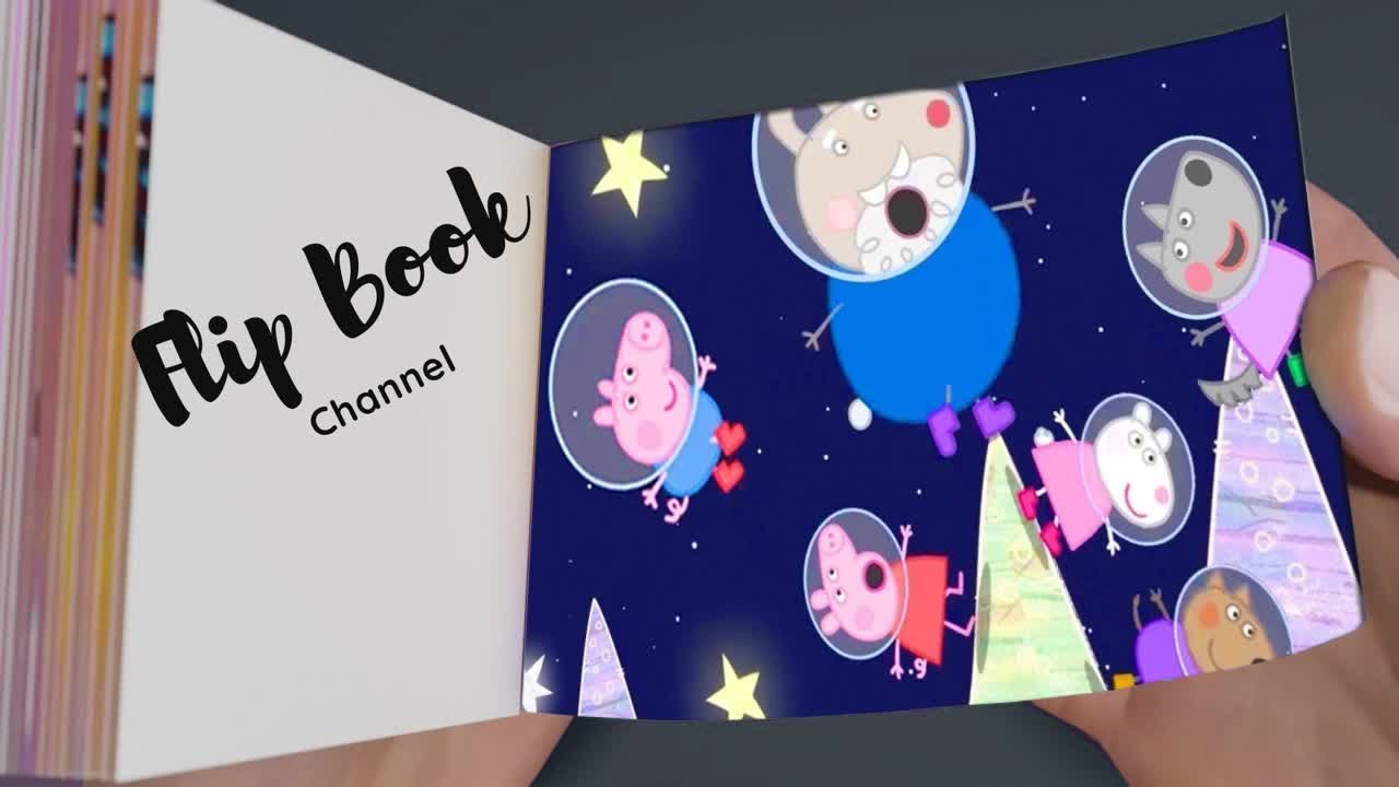 Flip Book - Peppa Pig English Episodes - Peppa Pig's Space Holiday with ...