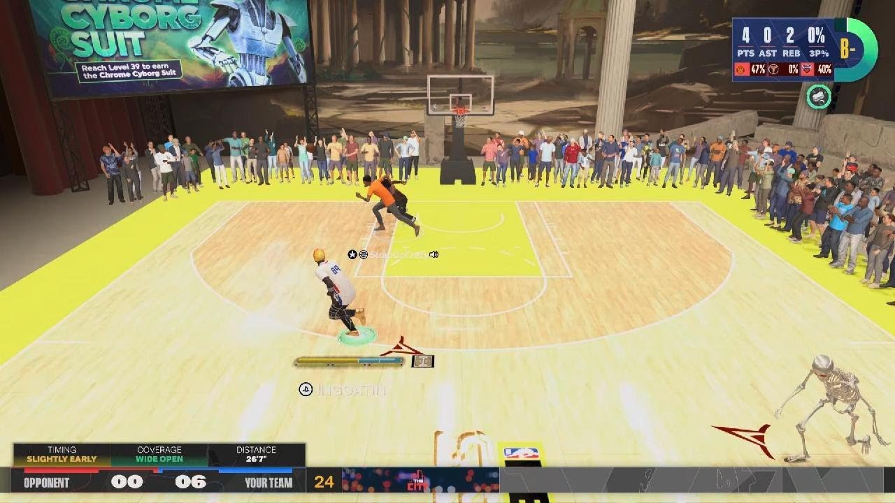 NBA 2K24 Teamate got double green animation glitch - YouTube