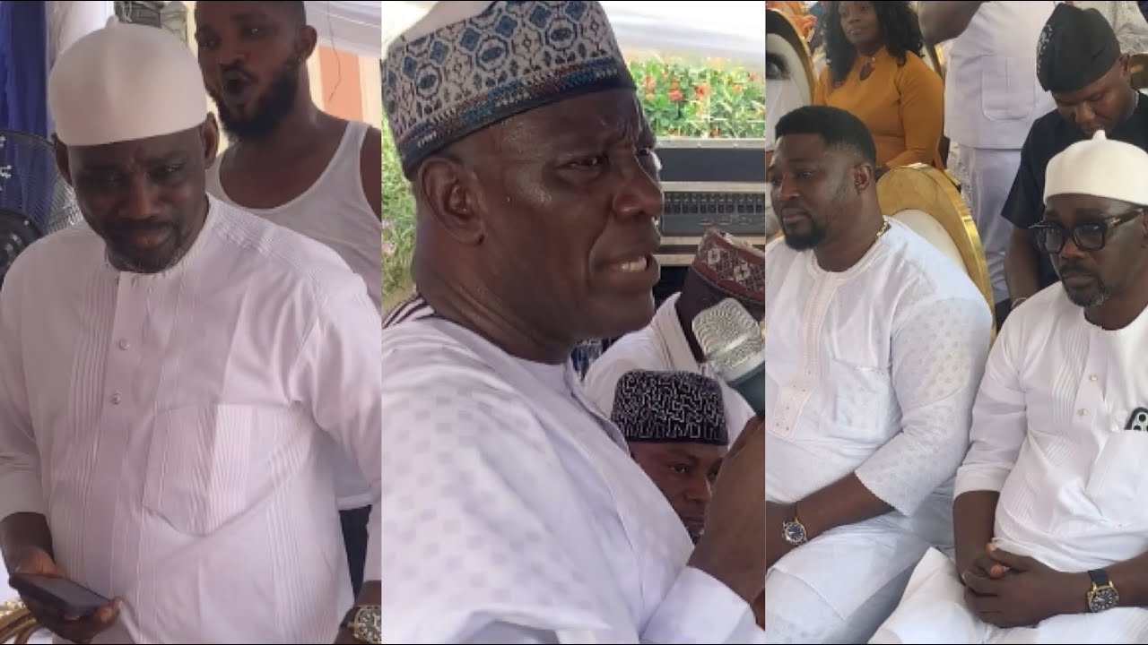 ARRIVAL OF ALABI PASUMA @ HIS MOM’S TWO YEARS REMEMBRANCE WITH BUHARI ...