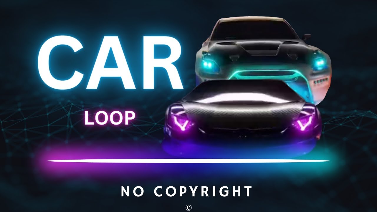 Animated Car Race Loop ♾️ 3 Cars in Action | No Copyright | Hardstyle ...