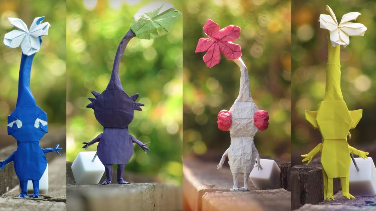 Origami Pikmin tutorial - YouTube