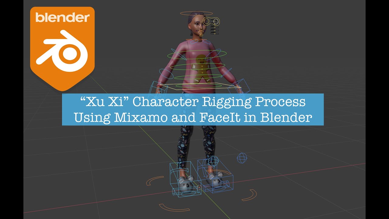 BSLIVE Character Rigging 3D Avatar "Xu Xi" Using Mixamo and FaceIt ...