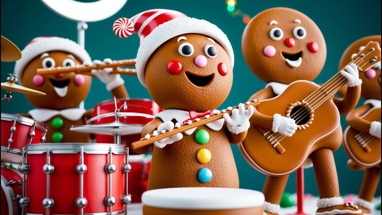 The Gingerbread Band 🍪🎶 | A Fun and Sweet Christmas Song for Kids ...