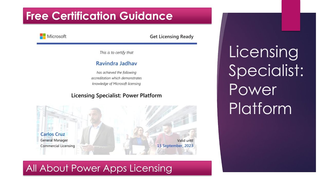 Licensing Specialist Power Platform - YouTube