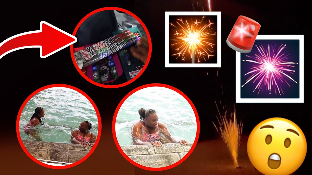 Swimming And Buying The Biggest Fireworks - YouTube