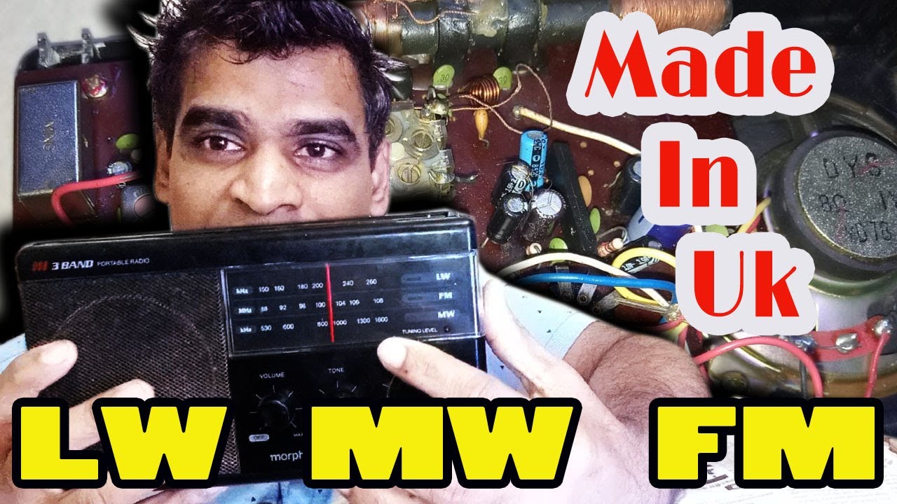 VINTAGE RETRO MORPHY RICHARDS 3 BAND LW/MW/FM RADIO MODEL : R130. - YouTube