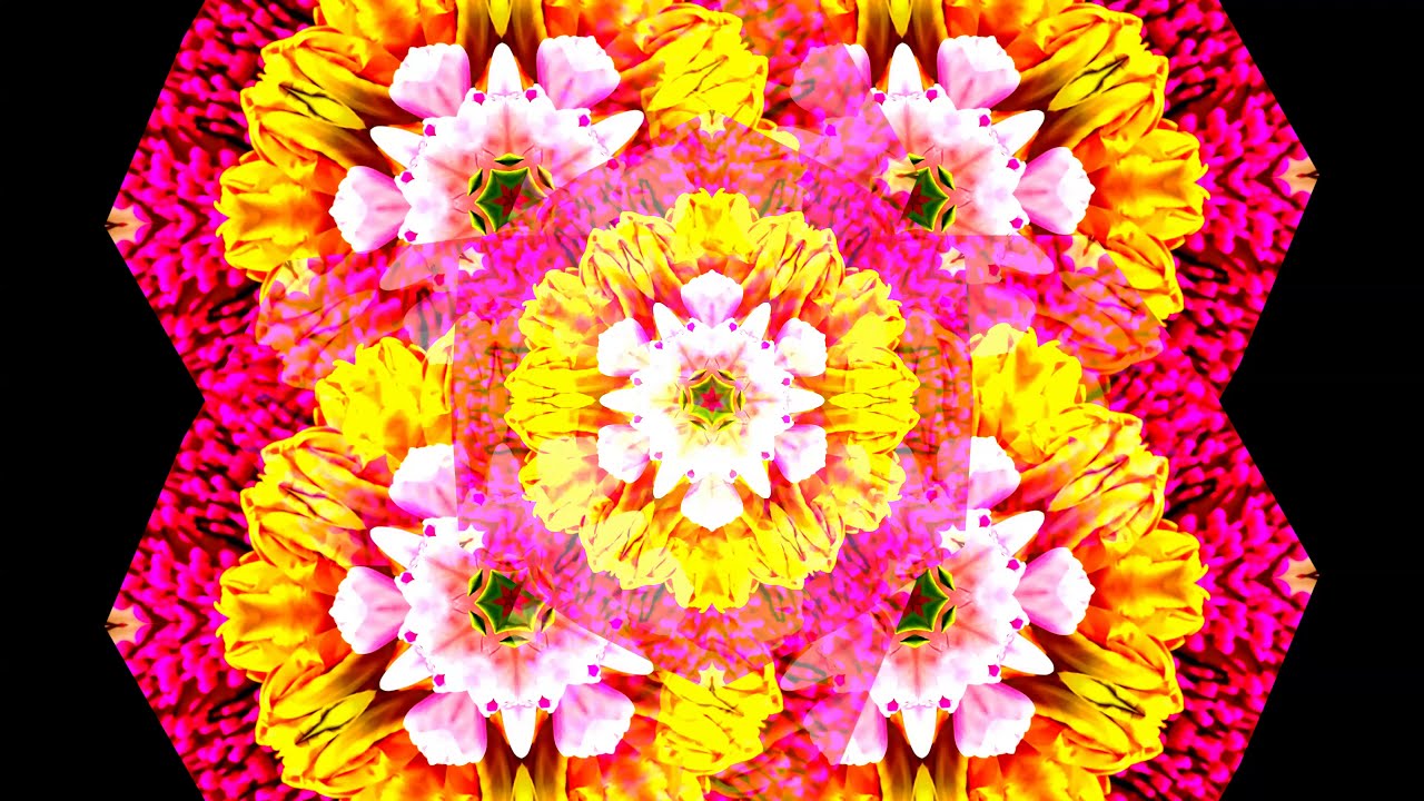 Kaleidoscope Visuals 4K Visuals Peaceful Ambient Calm Cinematic Music ...