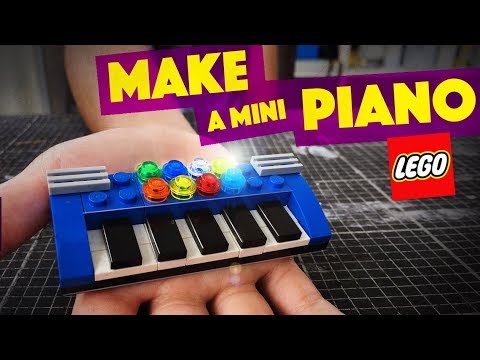 MAKE a Mini Piano in Lego - YouTube