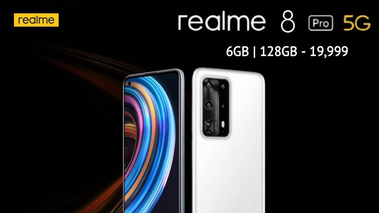 Realme 8 Pro 5G | Full Introduction, First Look, Price, Launch in India ...