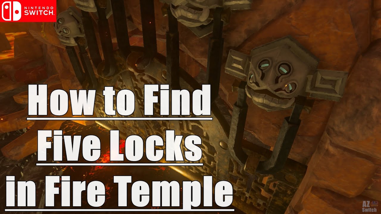 The Legend of Zelda: Tears of Kingdom How to Find The Five Locks in The Fire Temple - YouTube