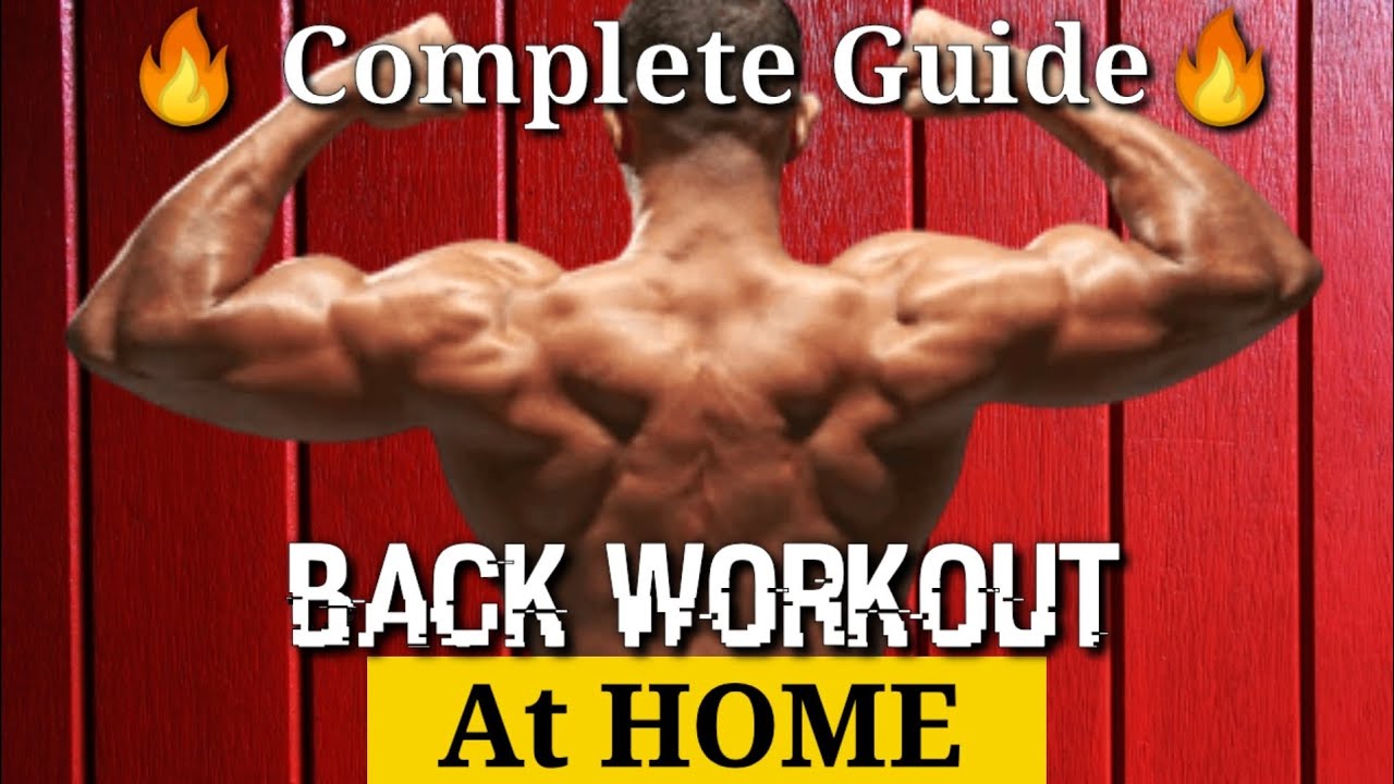HOME Back workout for beginners | back exercise - YouTube