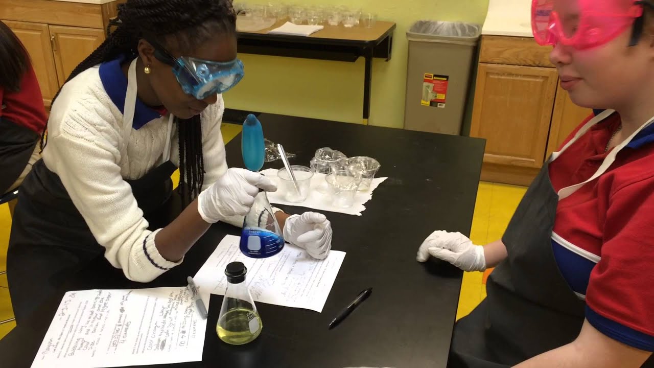Chemical reaction Experiment-Color Change, Heat and Gas Formation - YouTube