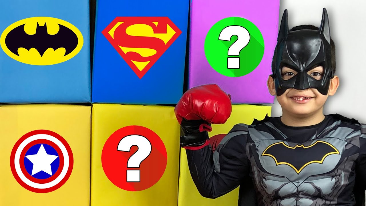 Giant Smash Surprise Superheroes Toy Boxes - YouTube