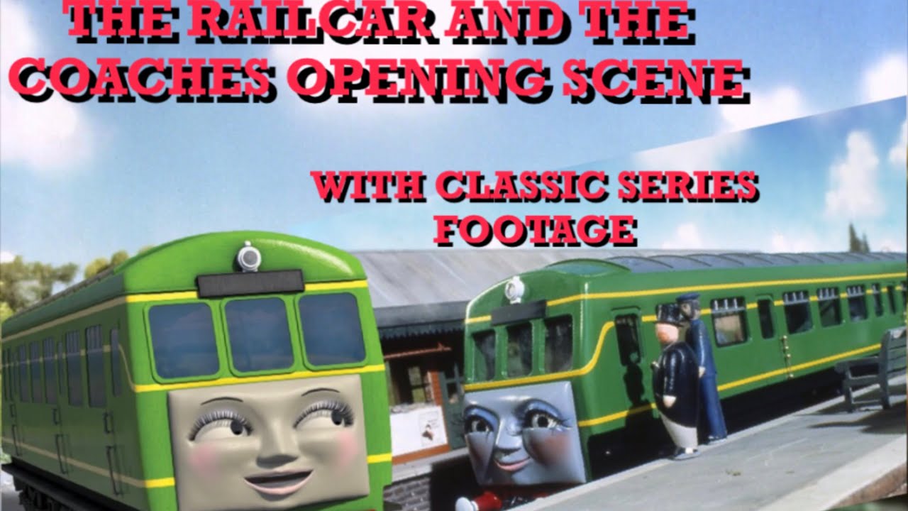THE RAILCAR AND THE COACHES OPENING SCENE WITH CLASSIC SERIES FOOTAGE ...