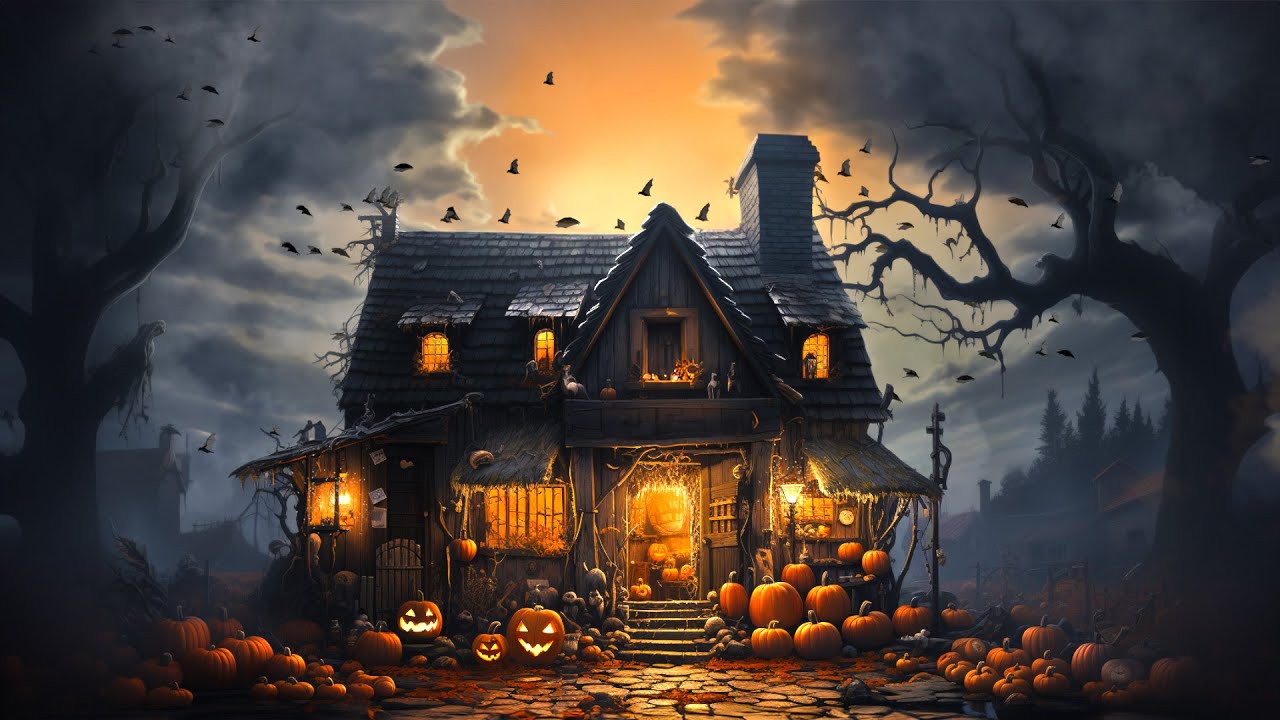 Shivers from the Secluded Shack: Halloween Ambience - YouTube
