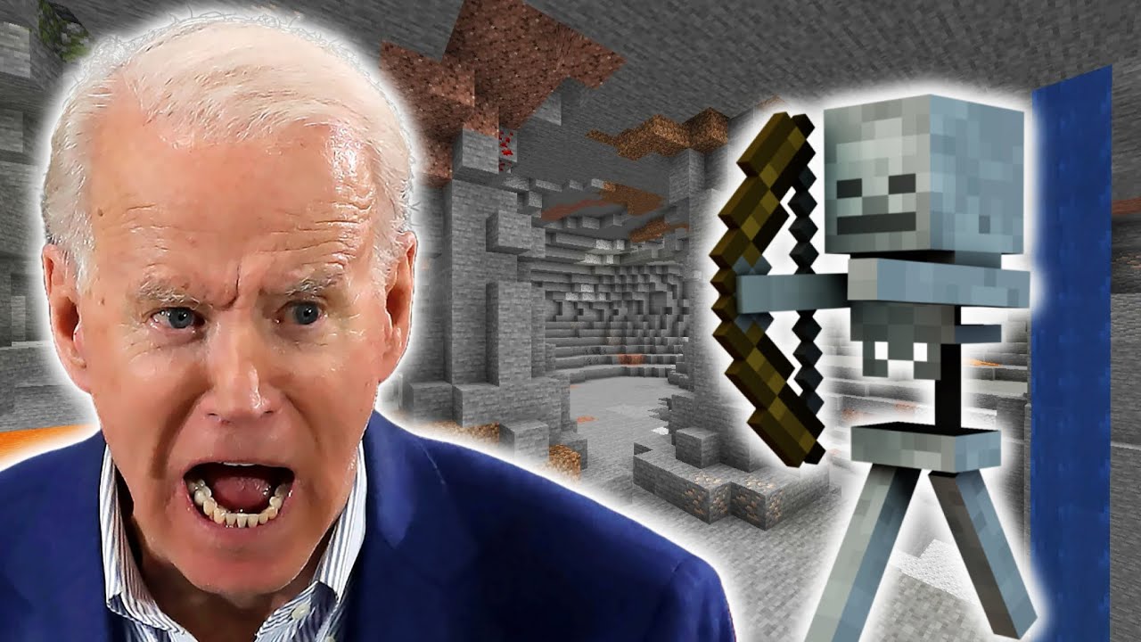 Joe Biden Plays Minecraft 6 - YouTube