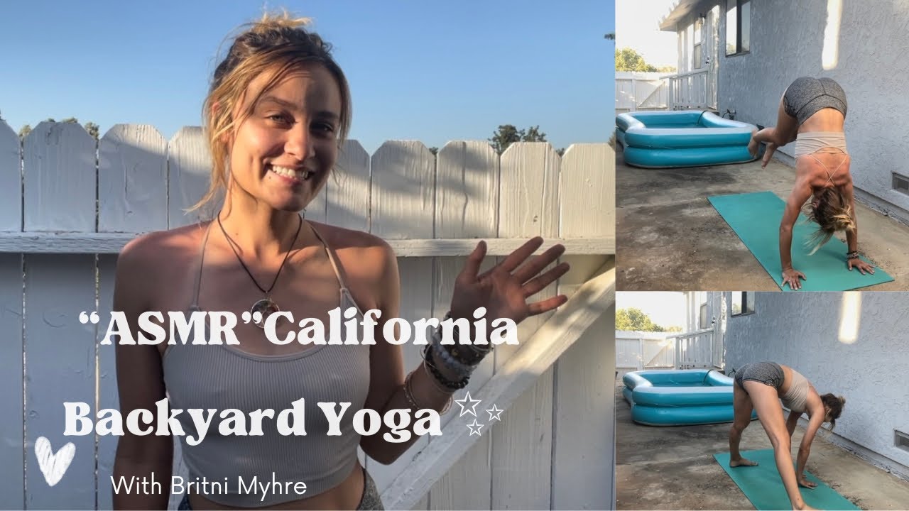 “ASMR” California Backyard Yoga & Breath Work. - YouTube
