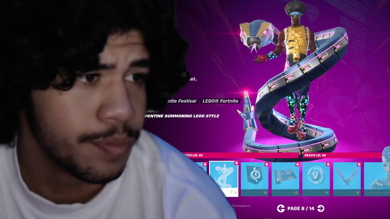 reacting to the new fortnite battle pass (C5 S2) - YouTube