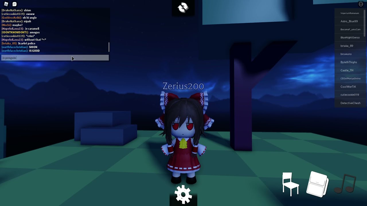 Become fumo - Reimu club penguin dance - YouTube