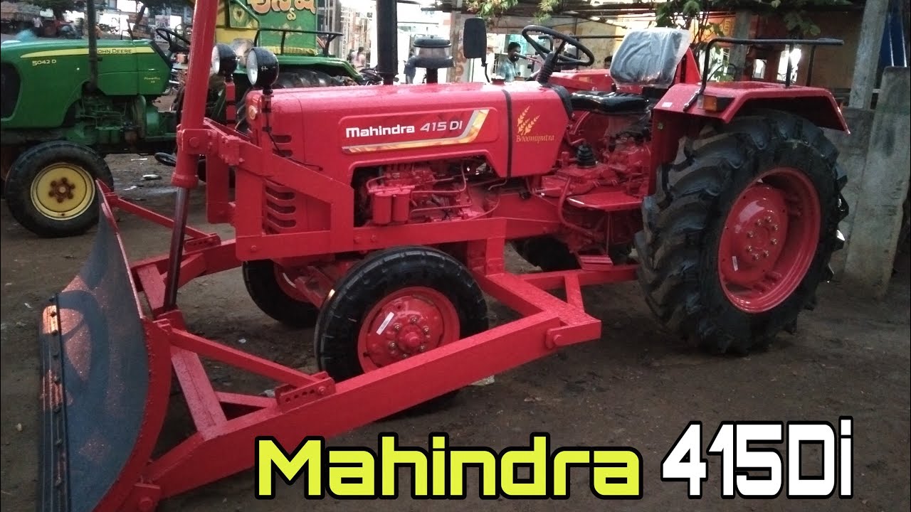 Mahindra 415 Di 40HP Tractor Dozer Fitting Review - YouTube
