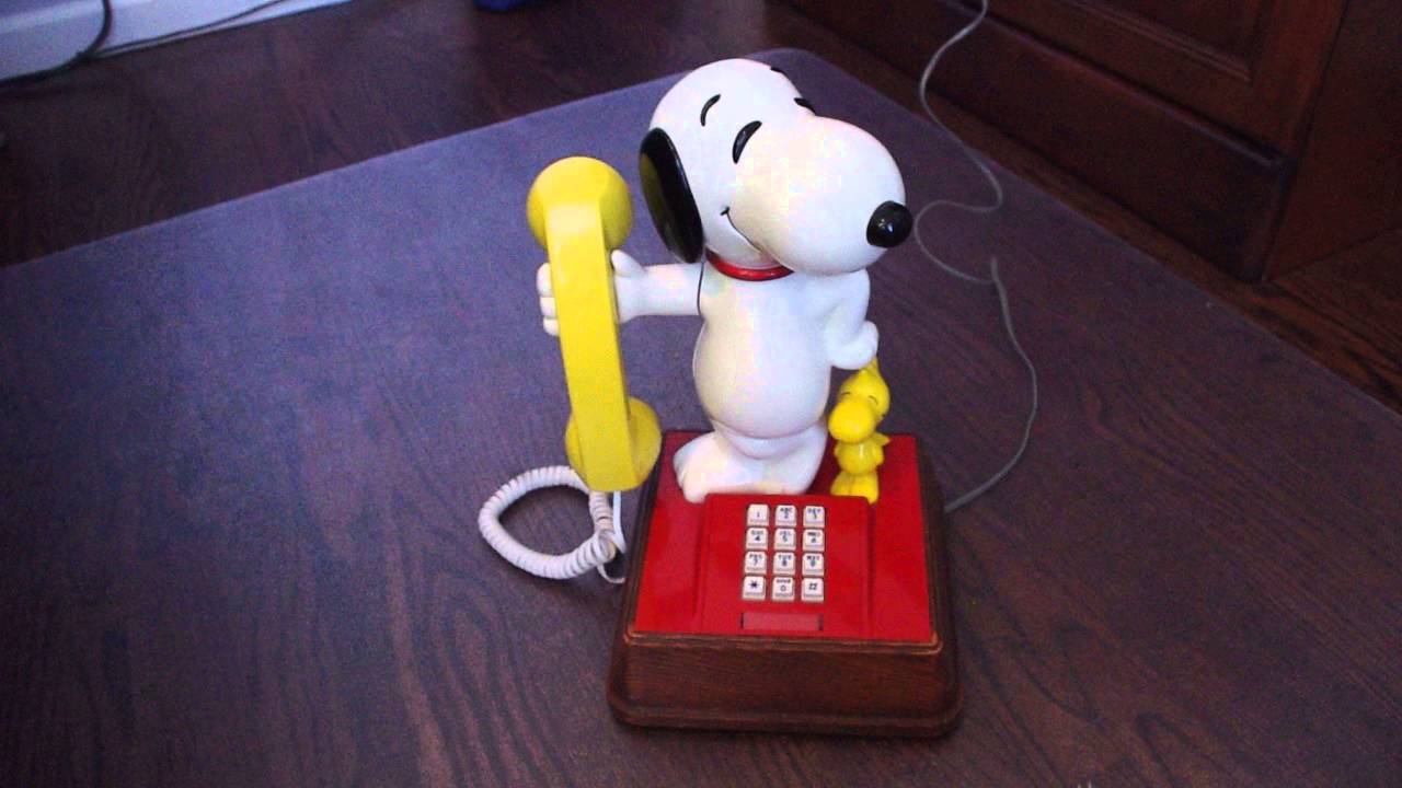 snoopy phone ringing - YouTube