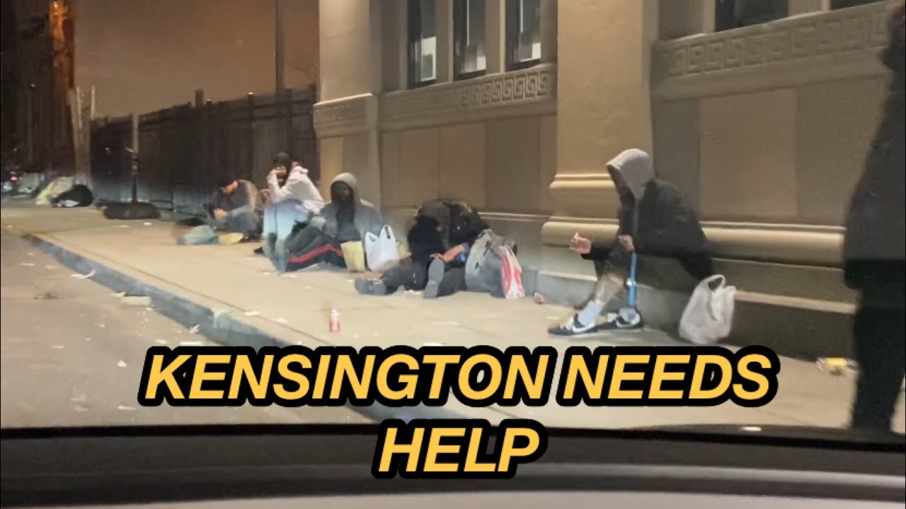 THE WORST LOOKING AREA OF PHILADELPHIA (KENSINGTON AVE) - YouTube