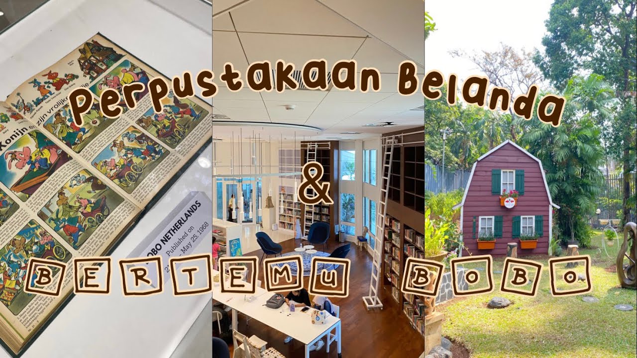 Vlog ke Erasmus huis, Perpustakaan belanda dan bertemu keluarga bobo🧸🎀🫶 ...