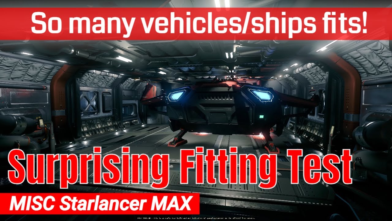 Surprise Fitting Test - MISC Starlancer MAX | So Many Vehicles/Ship ...