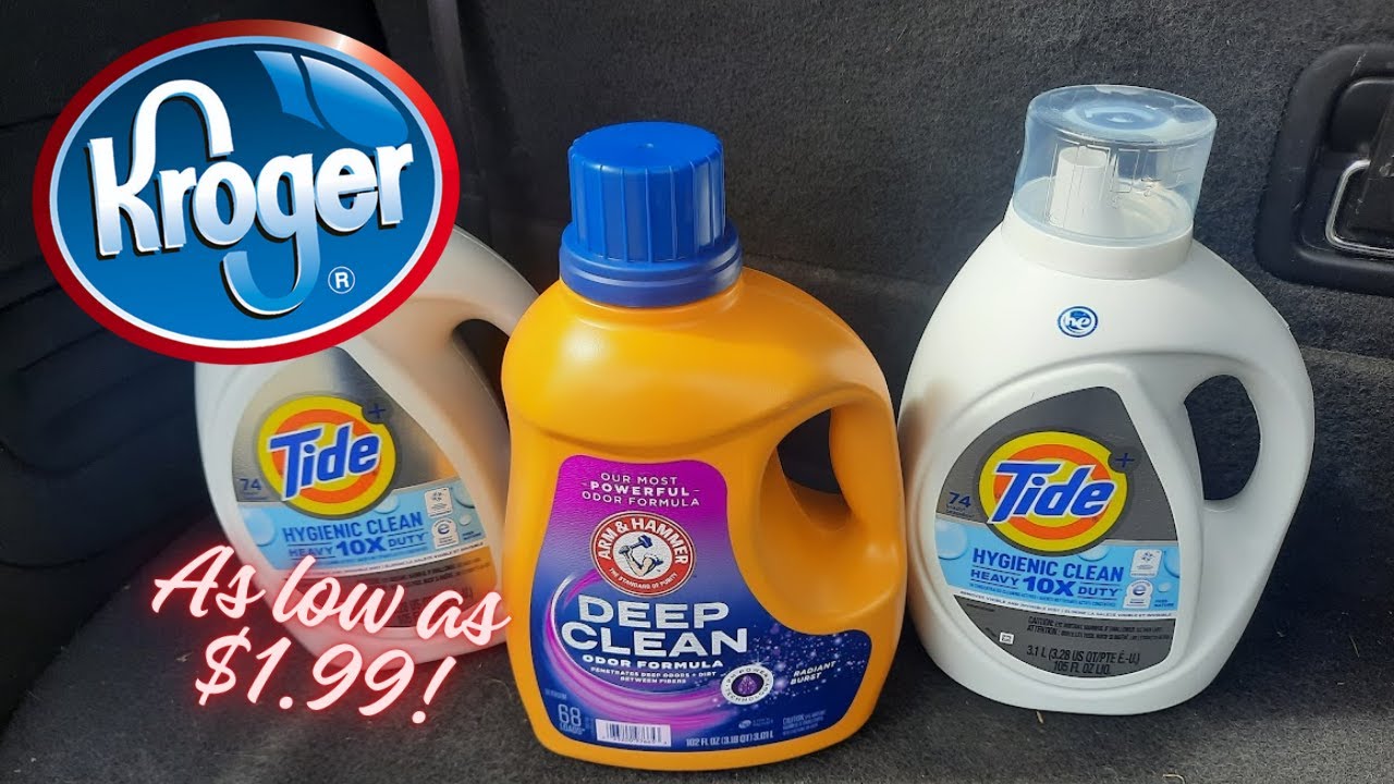*WOW* Kroger Clearance Laundry Detergent Deals for As Low As $1.99 | 5x ...