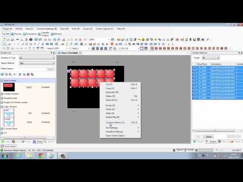 Simultaneous Part Address Changing with GP-Pro EX - YouTube