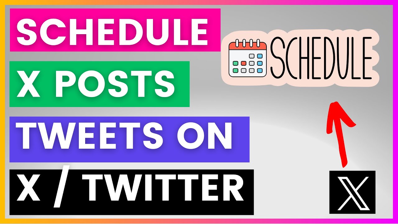 How To Schedule Tweets On Twitter? [in 2025] (Schedule X Posts On X ...