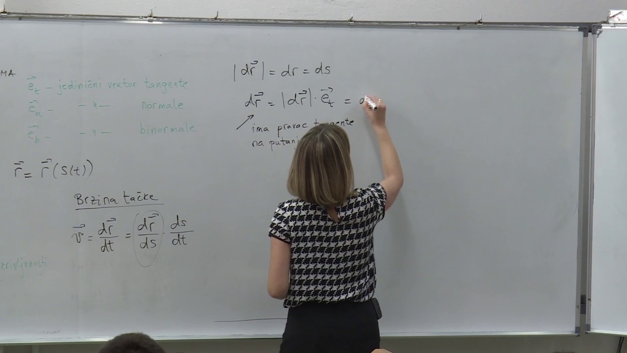 05 Brzina i ubrzanje tačke u prirodnim koordinatama - YouTube