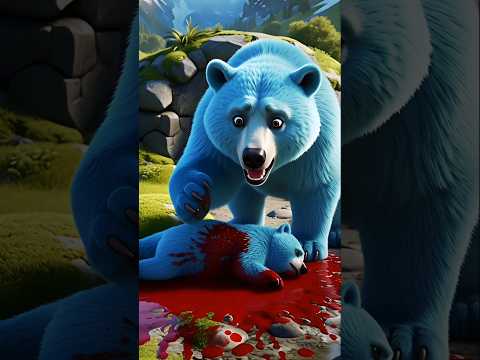 Masoomiyat Jo Khoon Mein Badal Gayi |Leopard bhalu ka baccha ka and| #shorts #ai #animals #india