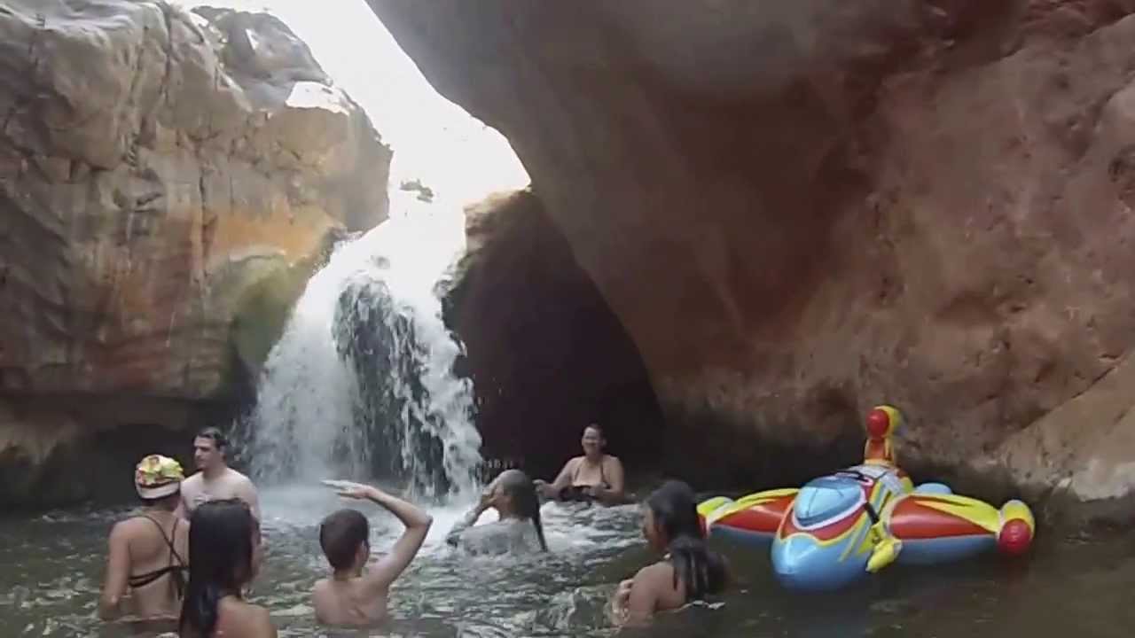 Shinumo Creek Waterfall July 2013 - YouTube