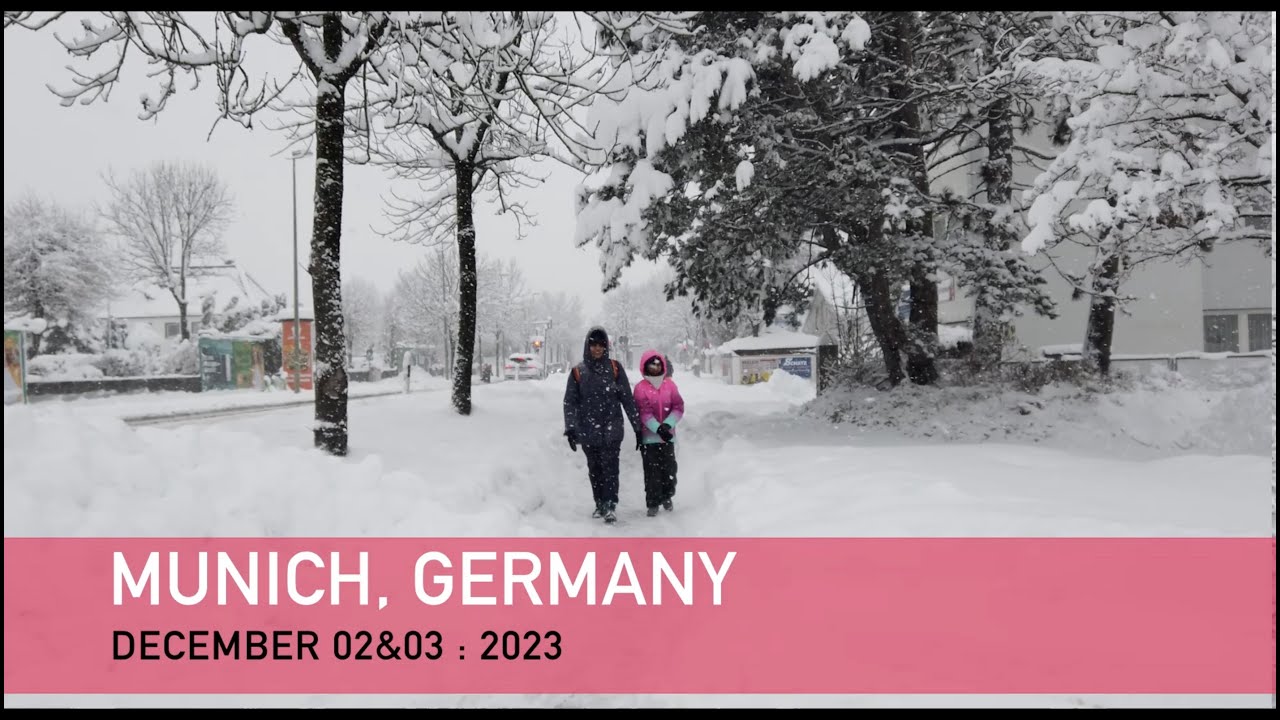 Germany is Freezing | Snow Storm in München - YouTube