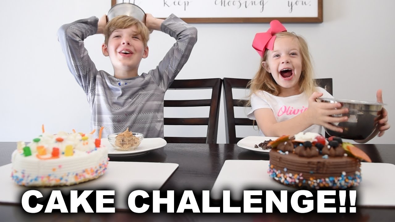 KIDS CAKE CHALLENGE!🍰 - YouTube
