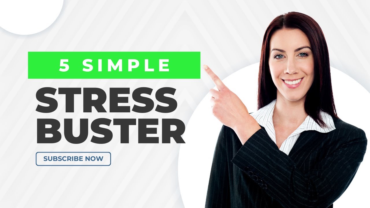 5 quick stress busters stress buster - 5 quick stress busters - stress ...